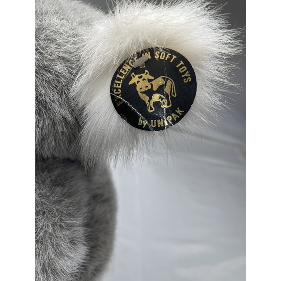UNIPAK | Toys | Vintage 99 Unipax Koala Bear Grey Plush Stuffed 10 W ...